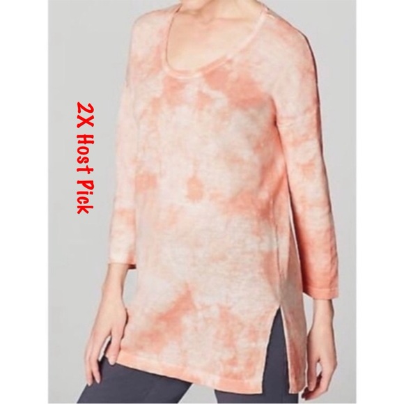 J. Jill | Tops | 325jjill Pure Jill Peach Cream Tunic Sweater In Peach ...